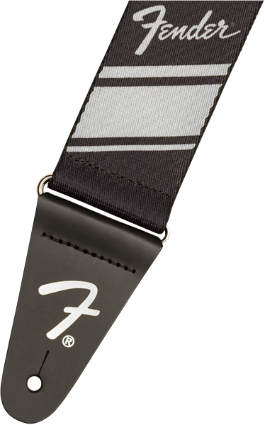 Fender Competition Stripe Guitar Strap, Silver – CBN Music Warehouse