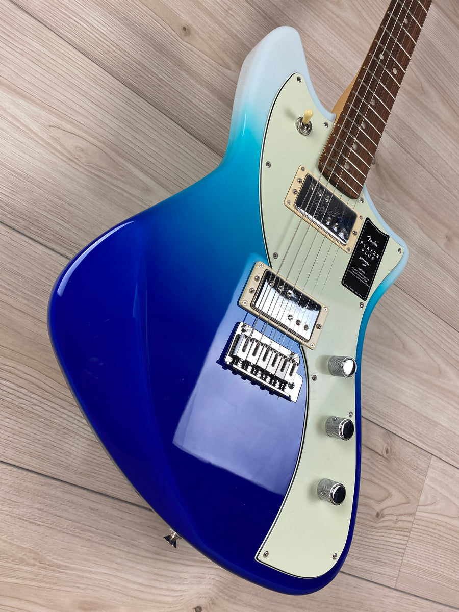 Fender Player Plus Meteora HH Electric Guitar, Belair Blue – CBN Music ...