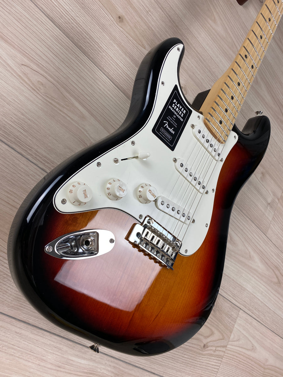 Fender Player Stratocaster Left-handed Electric Guitar 3-Tone Sunburst ...