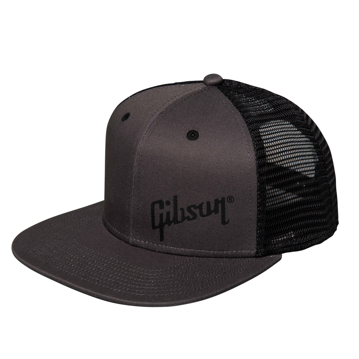 Gibson Charcoal Trucker Snapback Cap - Black – CBN Music Warehouse